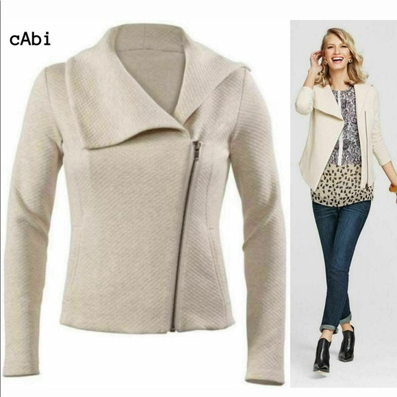 CAbi | Jackets & Coats | Cabi Ryder Quilted Moto Jacket Euc | Poshmark